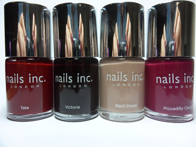 Nail Stories: Beautiful dark cherry red - Nails Inc Tate