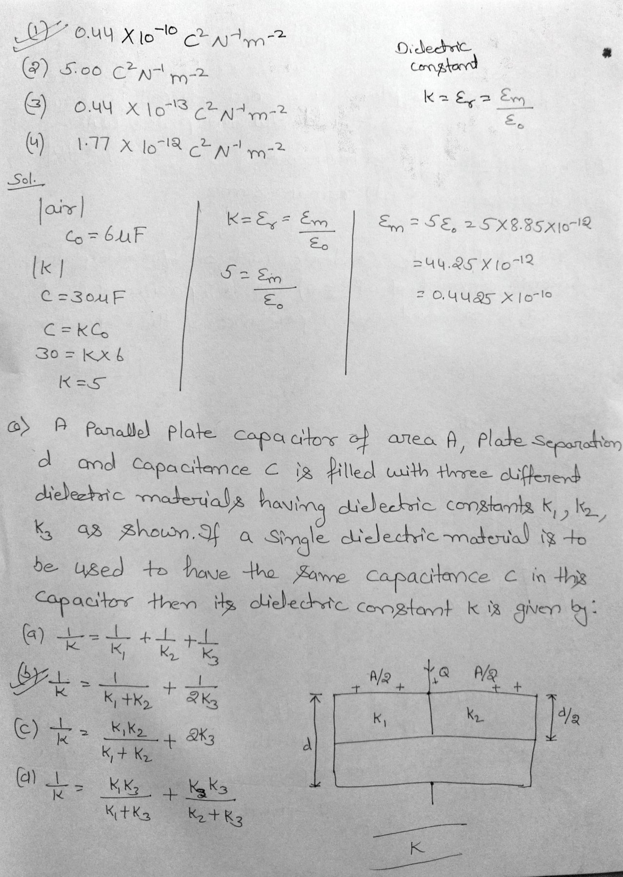 Capacitor notes physics class 12 - Studypur