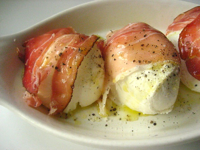 Oven Roasted Bocconcini w/ Speck