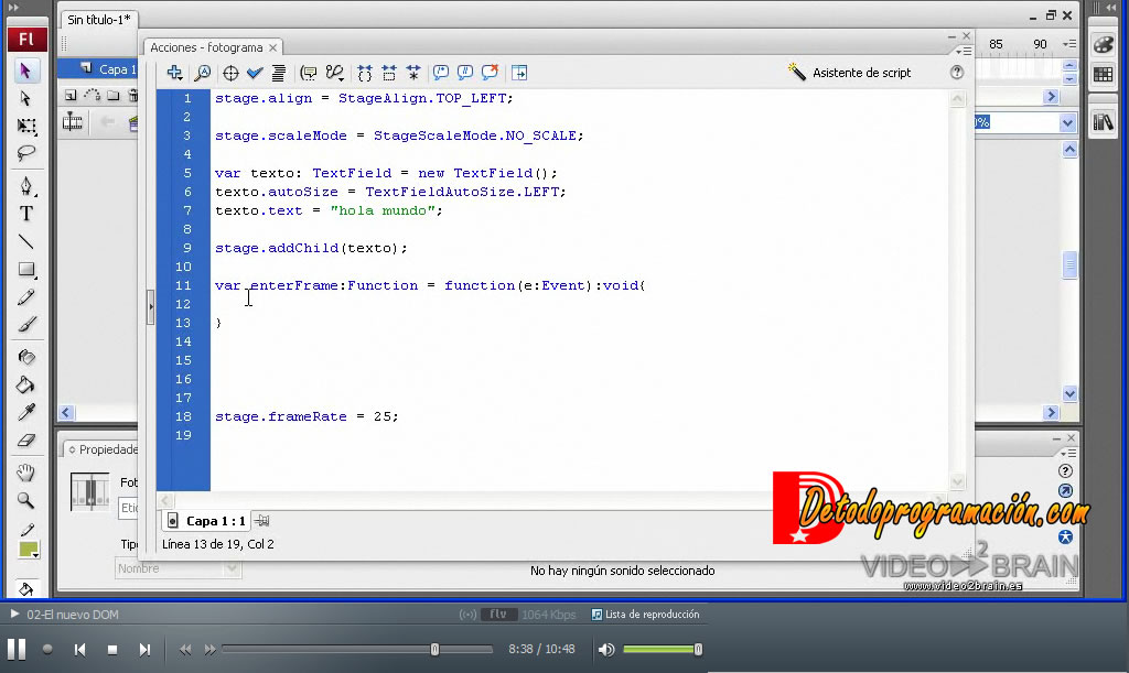 Videotutorial Adobe ActionScript 3 Español [Aprende Desde Cero ...
