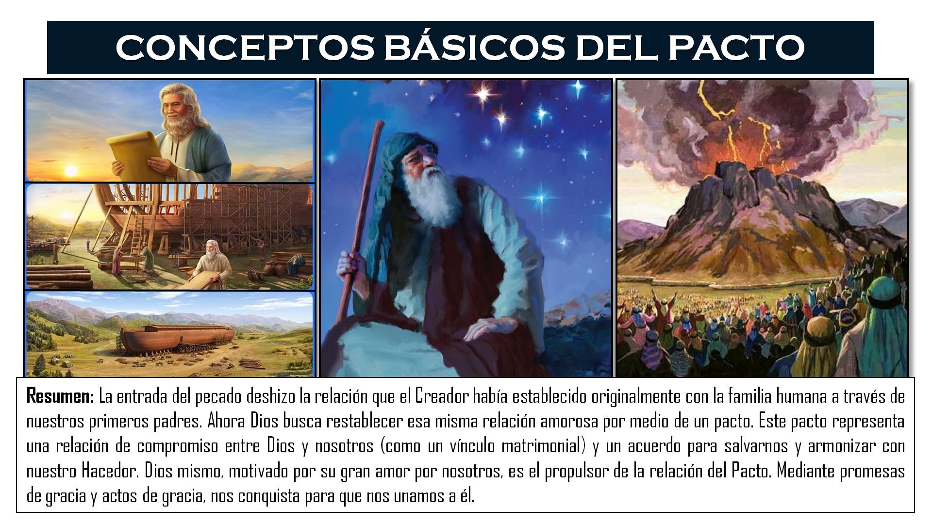 Lección 2: " CONCEPTOS BÁSICOS DEL PACTO"