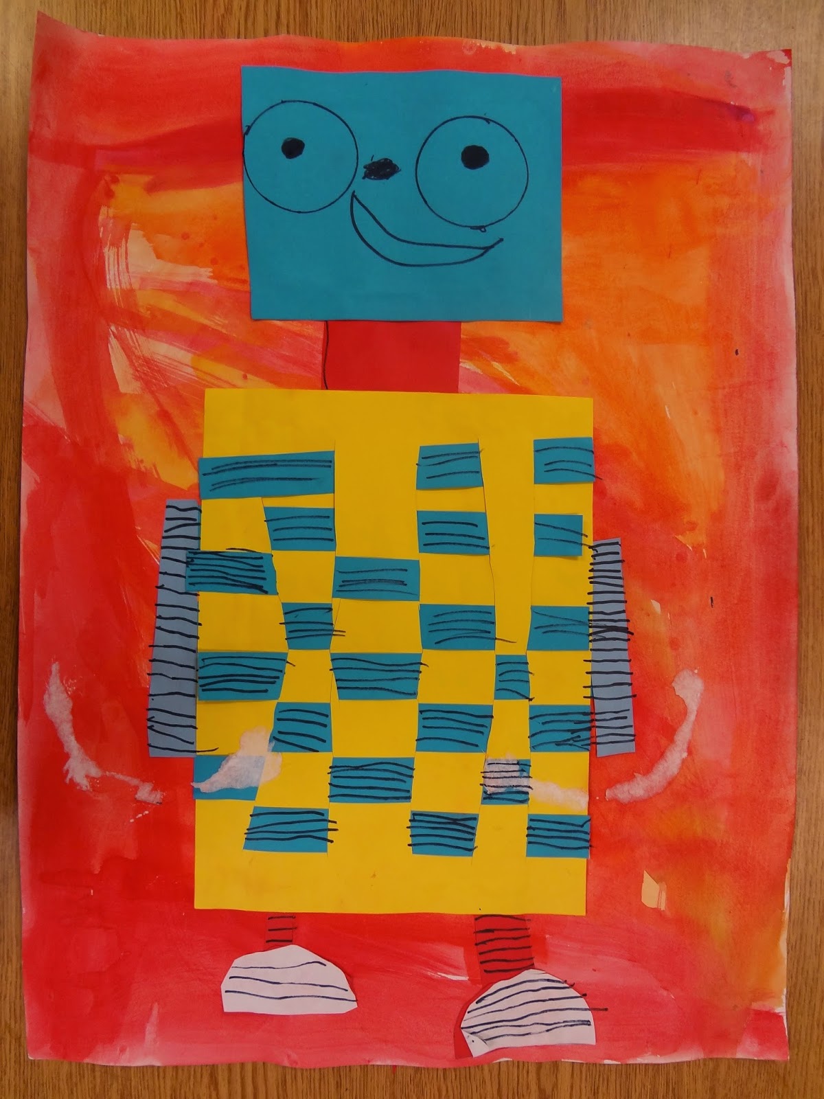 2nd grade Giant Robot Collage