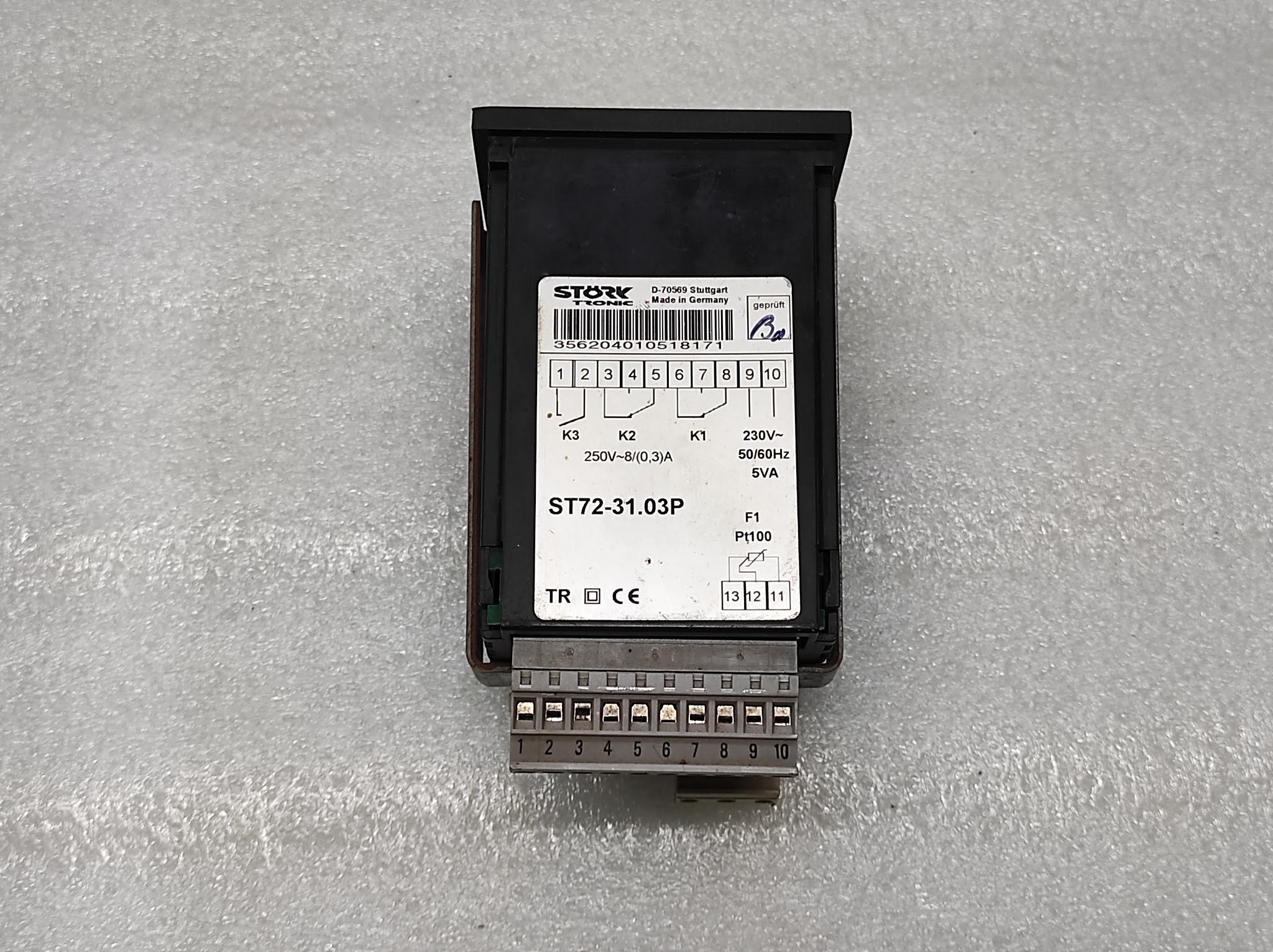 STORK TRONIC ST72-31.03P TEMPERATURE CONTROL 230V