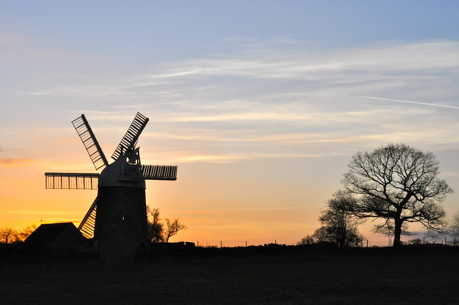 Travelling Diary: Sunset at Heage Windmill,Derbyshire
