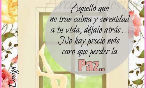 JUANA MACEDO, Frases, Reflexiones y algo más: Aquello que no trae calma y serenidad a tu vida ...