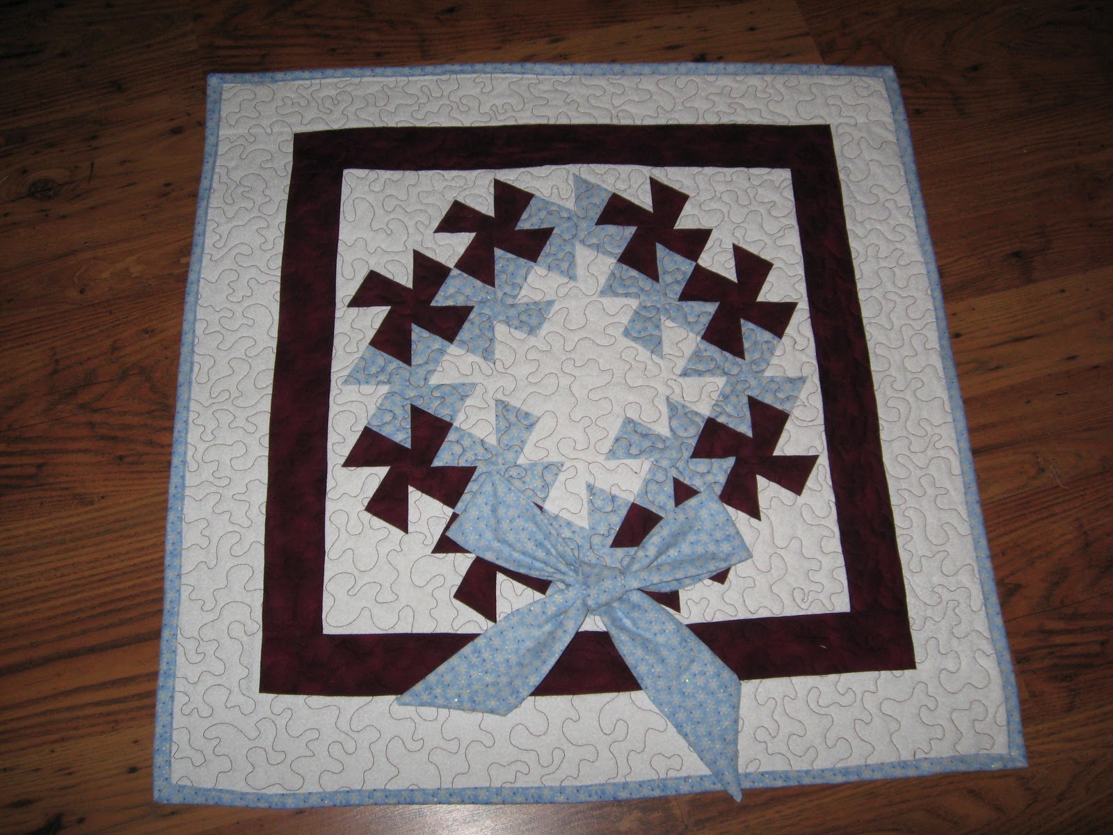 California Quilting: "lil" twister wreaths on parade