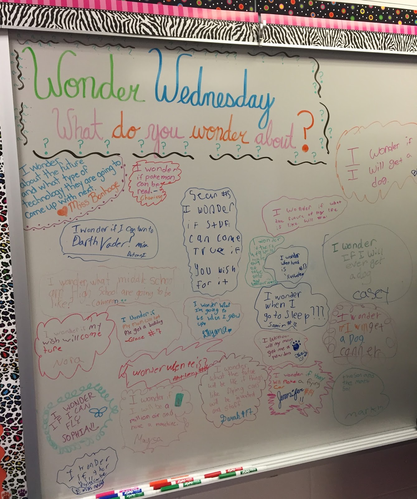 Teach Sparkle And Shine: Daily Whiteboard Questions