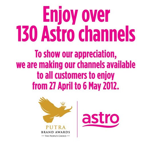 FREE 130 ASTRO Channels on 27 April - 6 May 2012 - Selina Wing - Deaf ...