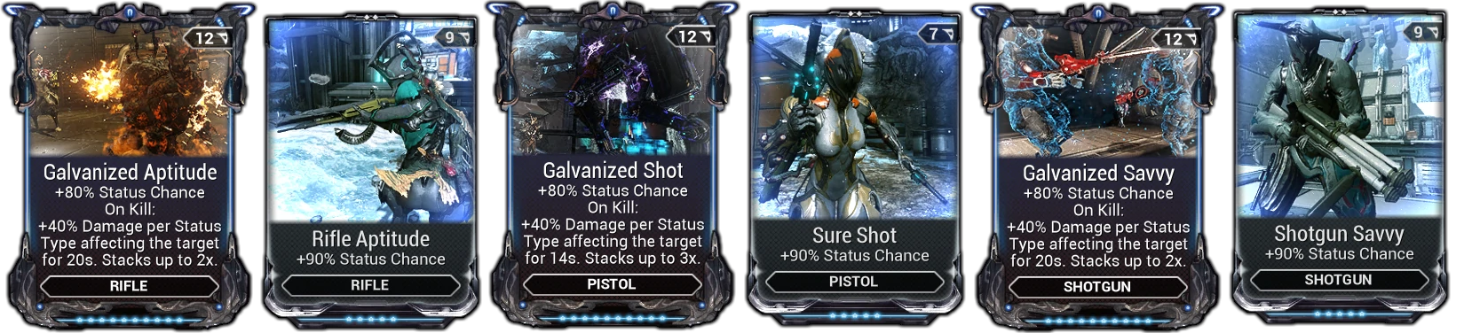 Ackbar's Tenno Report: New Mods: Galvanized Mods (U30.5.3)