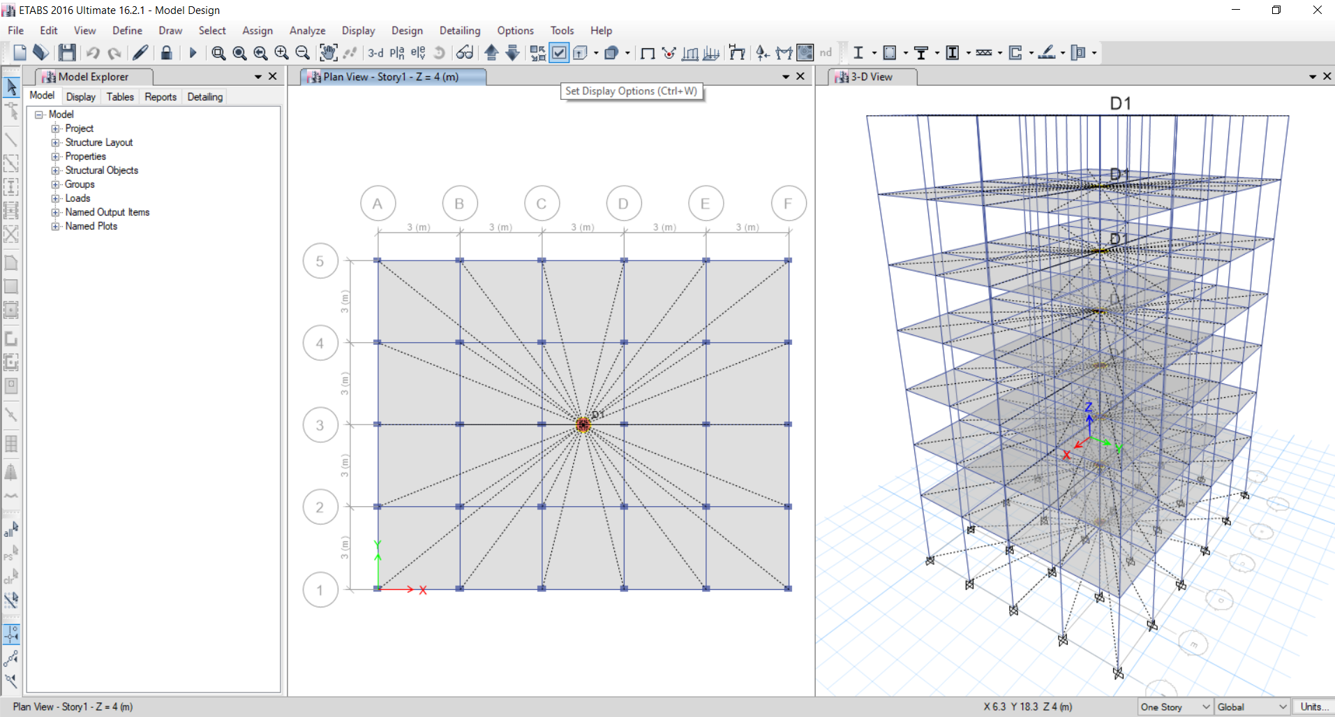 How to make 3D Render in Etabs