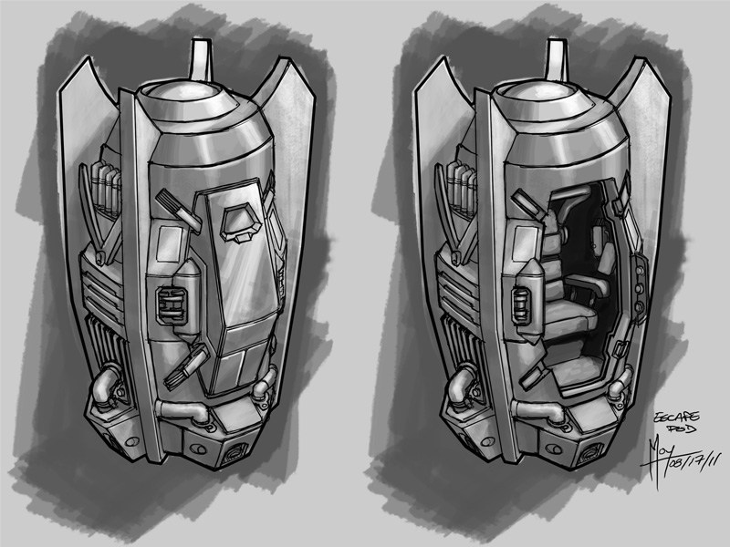 Jeff Peterson 3d Artist: escape pod