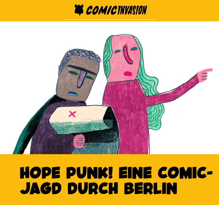 das myComics.de-Blog: HOPE PUNK! - Experimenteller Comic-Workshop in Berlin