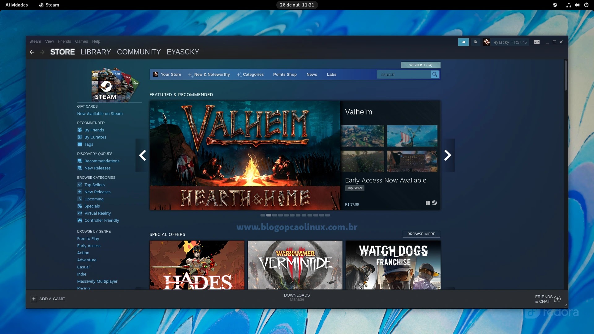 O que fazer depois de instalar o Fedora 35 Workstation