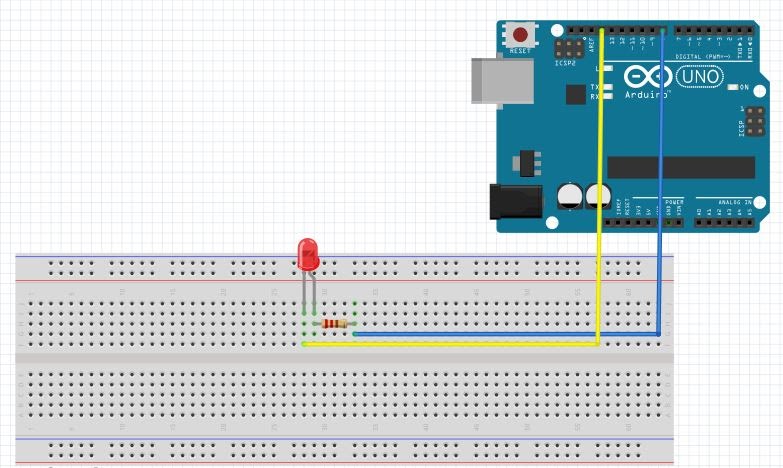 Blinking LED with Mblock and Arduino