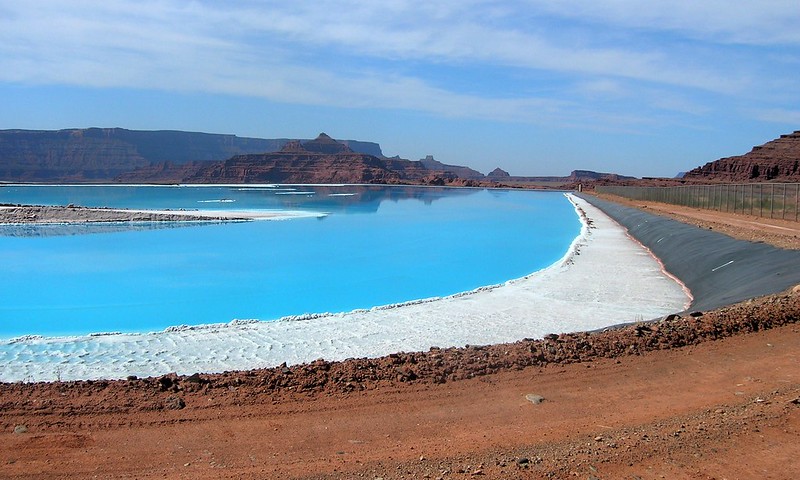 Potash Evaporation Ponds