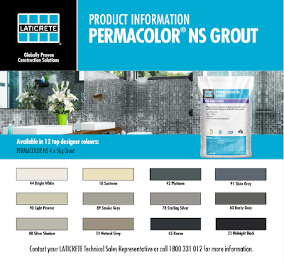 Laticrete Australia Conversations: PERMACOLOR® NS Grout Colours