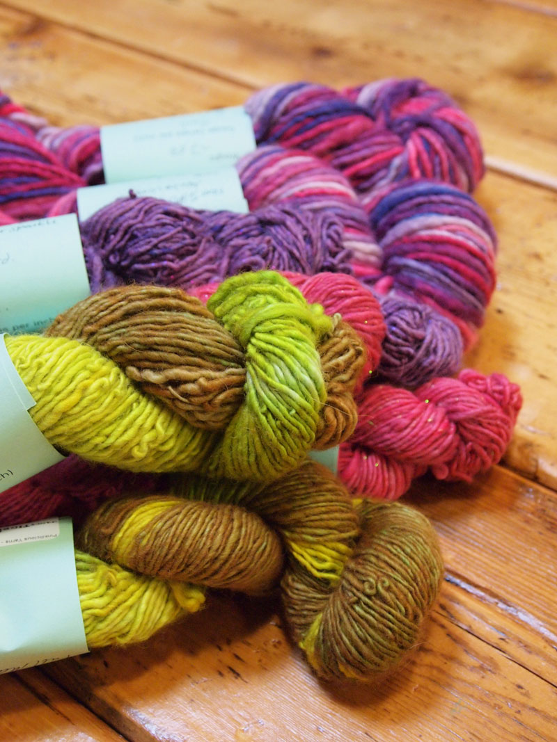 Fancy Tiger Crafts: An Abundance of Locally Handspun Yarns!