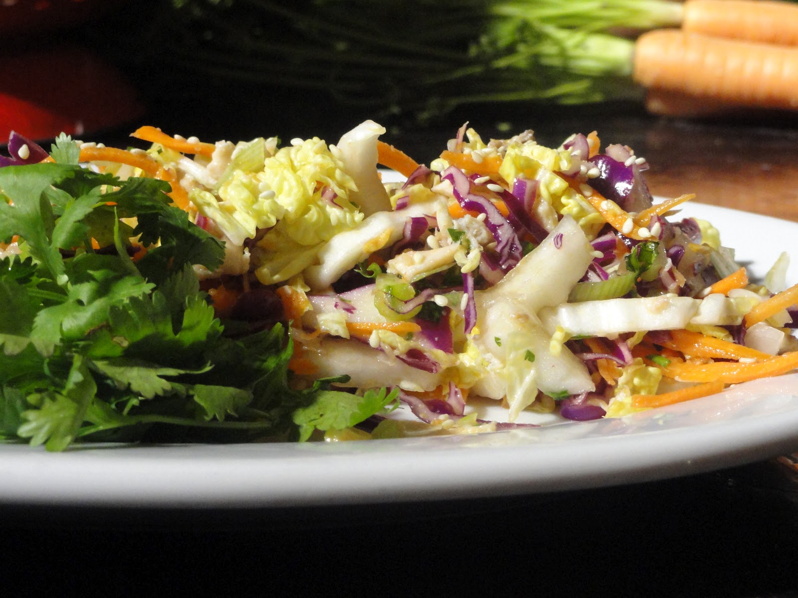 Plant to Plate: Fusion Slaw Salad with Sesame Vinaigrette