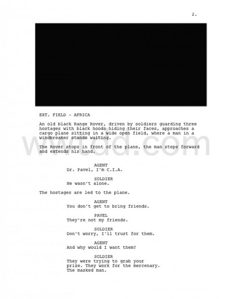 BATMAN: THE DARK KNIGHT: THE DARK KNIGHT RISES SCREENPLAY PAGES