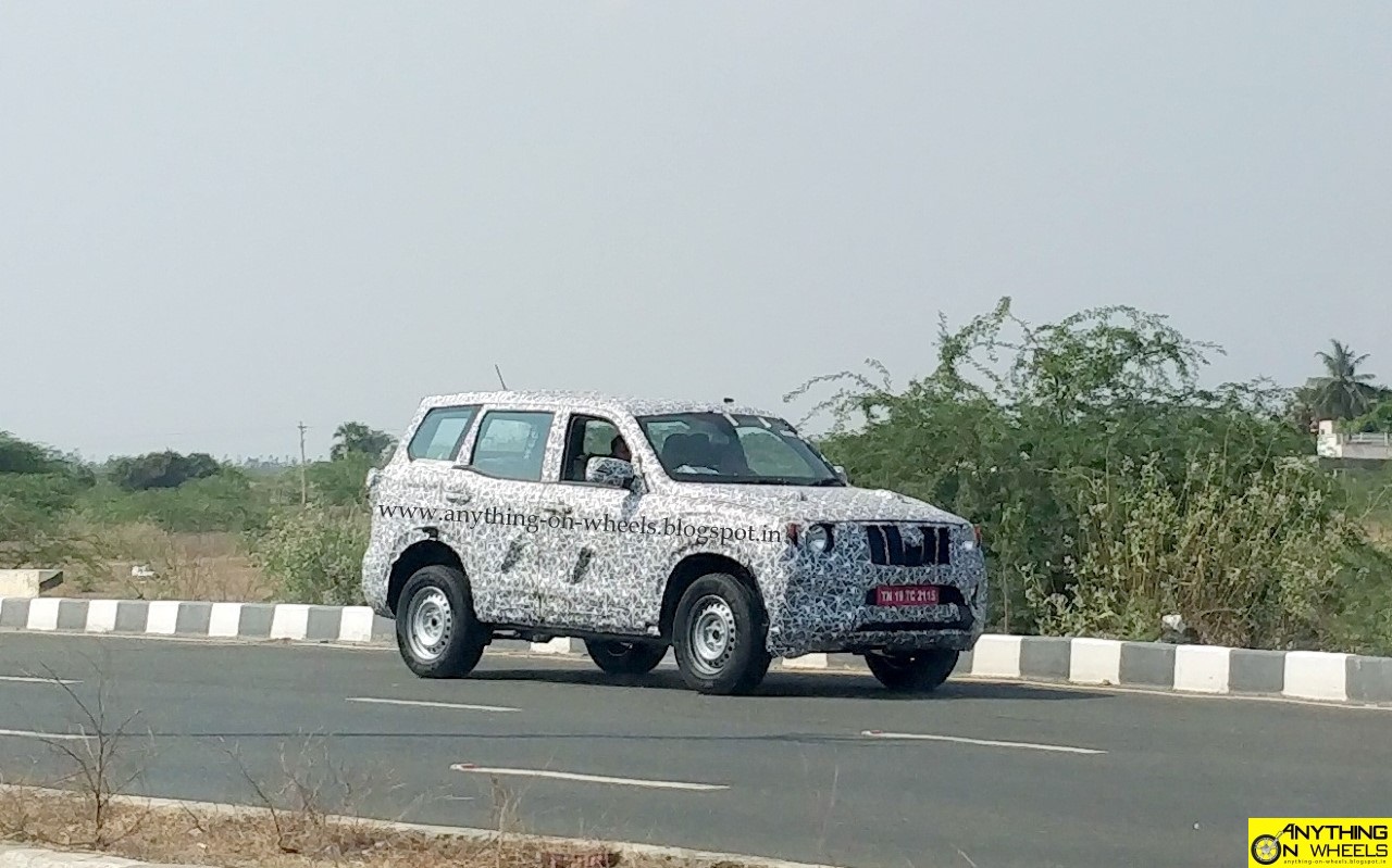 ANYTHING ON WHEELS: Next-generation Mahindra Scorpio spotted testing