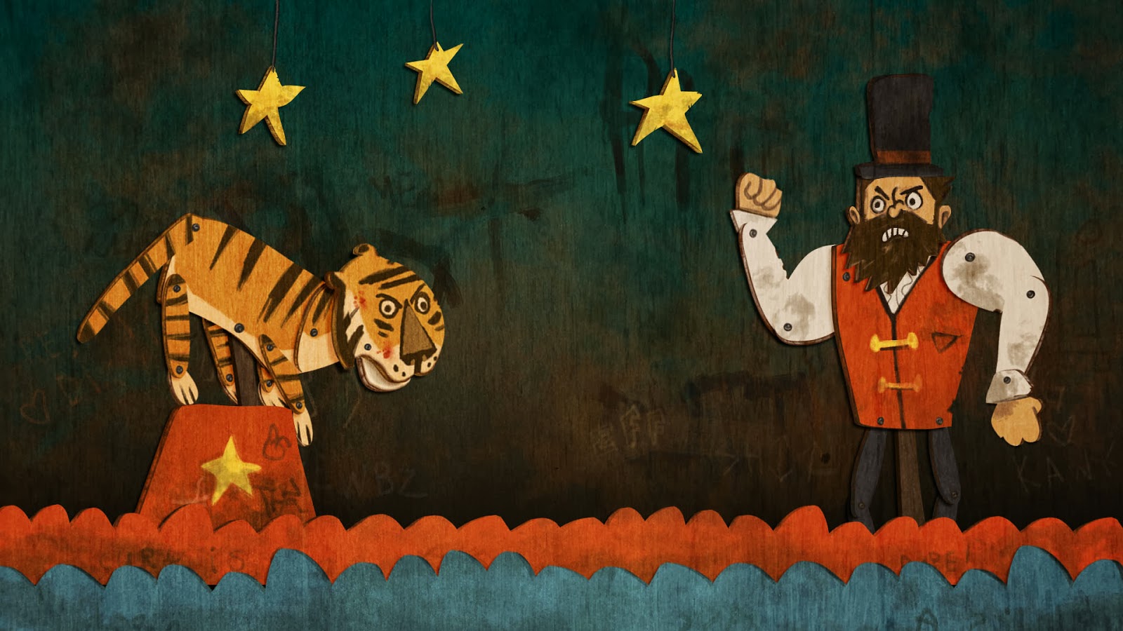 the bare bear lair: ringmaster and tiger