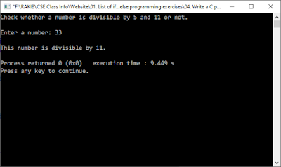 RakibOFC: 04. Write a C program to check whether a number is divisible ...
