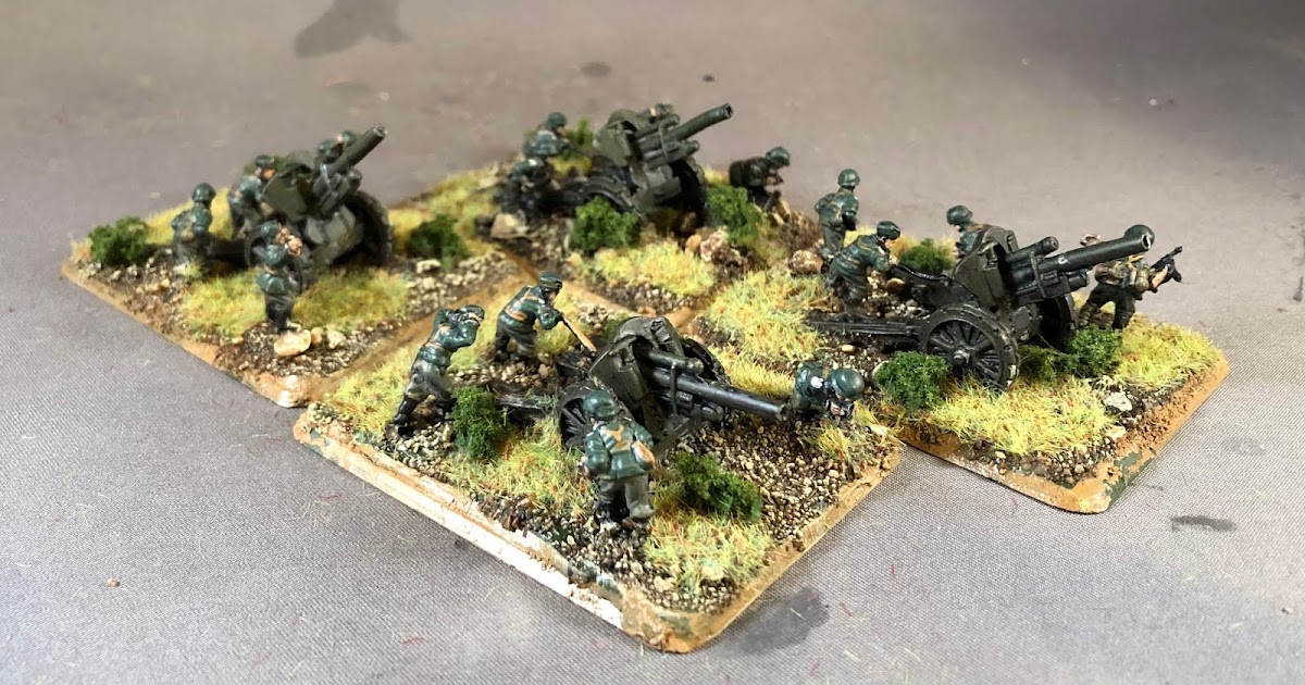 Bob's Miniature Wargaming Blog: Some 15mm artillery