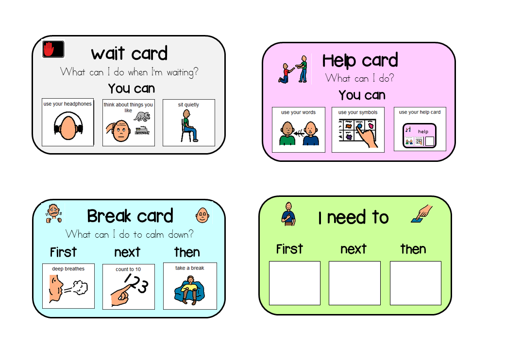 Autismade: FUNCTIONAL COMMUNICATION CARDS