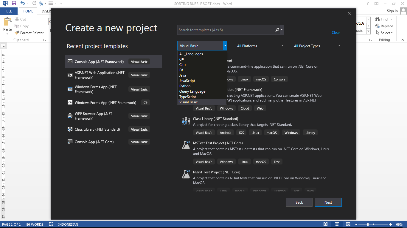 Pengurutan data Menggunakan Bubble Sort dengan Bahasa Visual Basic di ...