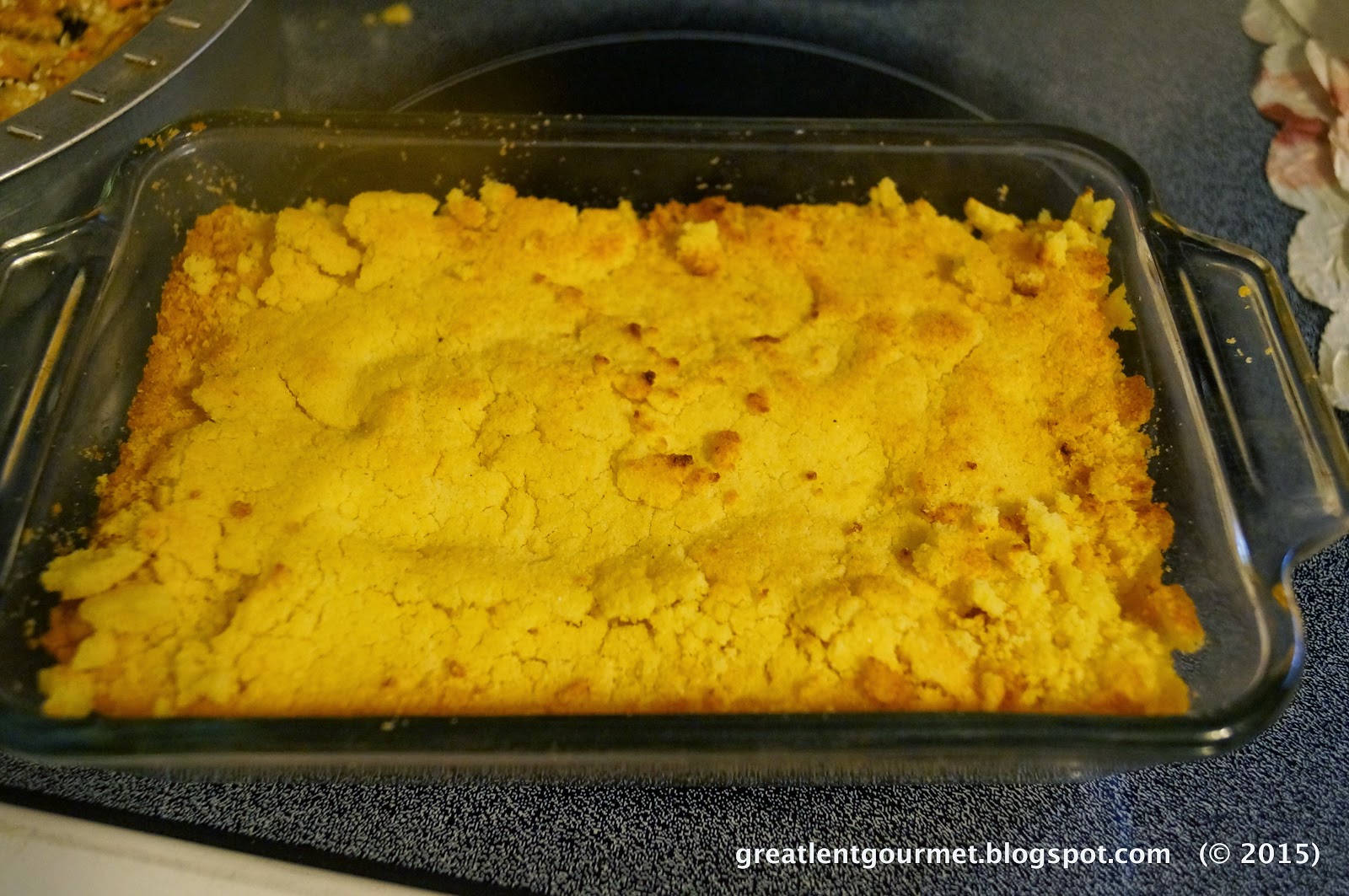 Great Lent Gourmet: Day 16: March 9, 2015 - Bobota (Greek Corn Bread ...