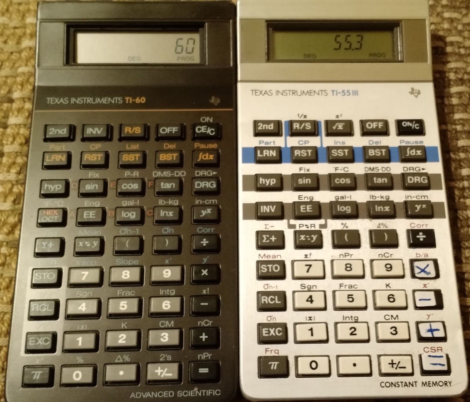 Eddie's Math and Calculator Blog: Retro Review: Texas Instruments TI-60