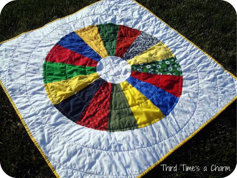 Third Time's a Charm: Color Wheel Quilt