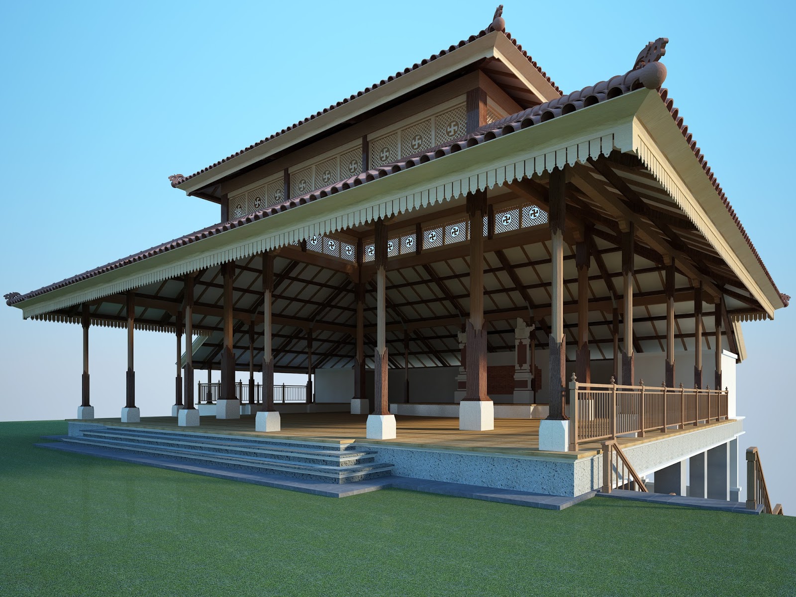 Wantilan Bale Banjar Bali