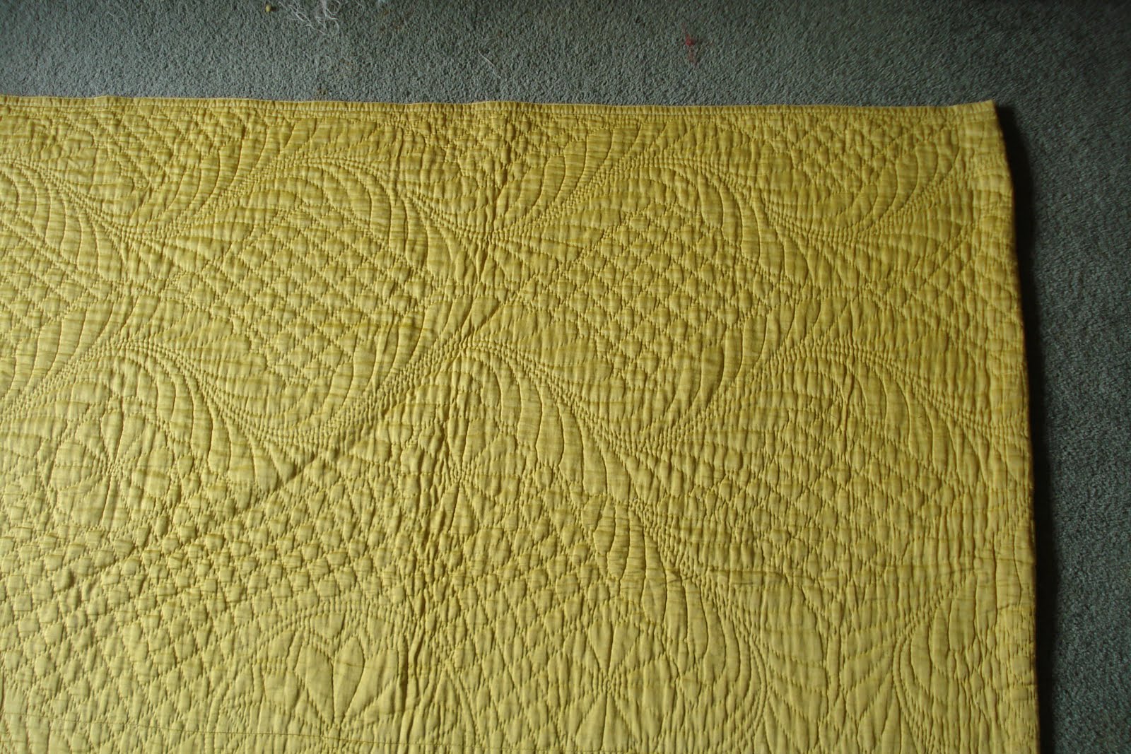 Welsh Quilts: Yellow Weardale Quilt