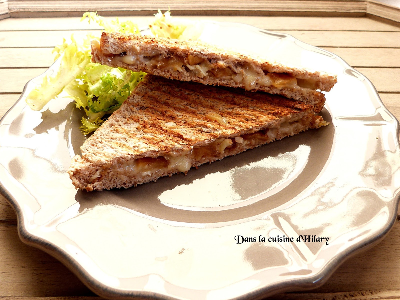 Dans la cuisine d'Hilary: Croque-Normand au camembert et pommes ...