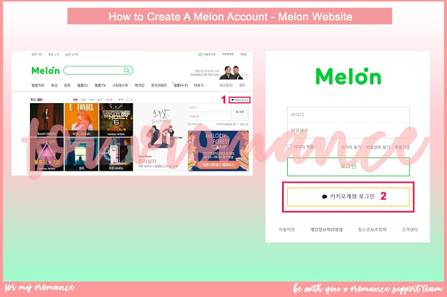 [MELON] How to Create Melon Account - Melon Website - FOR VROMANCE