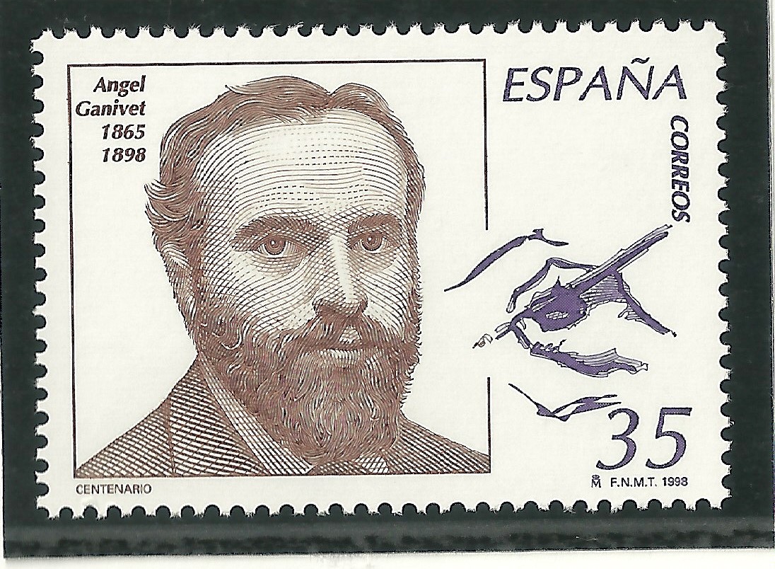 Spainfilatelia: CENTENARIOS - ÁNGEL GANIVET Y 800 AÑOS DE LA GIRALDA