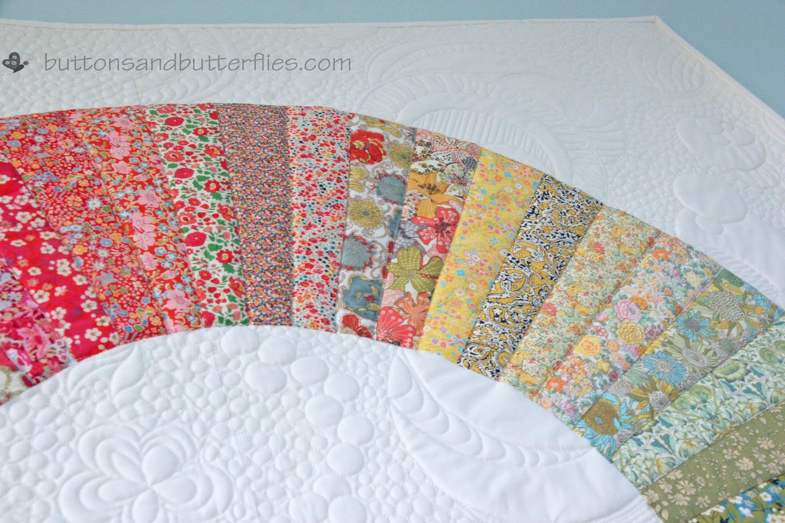Buttons and Butterflies: Liberty Color Wheel {Quilt}