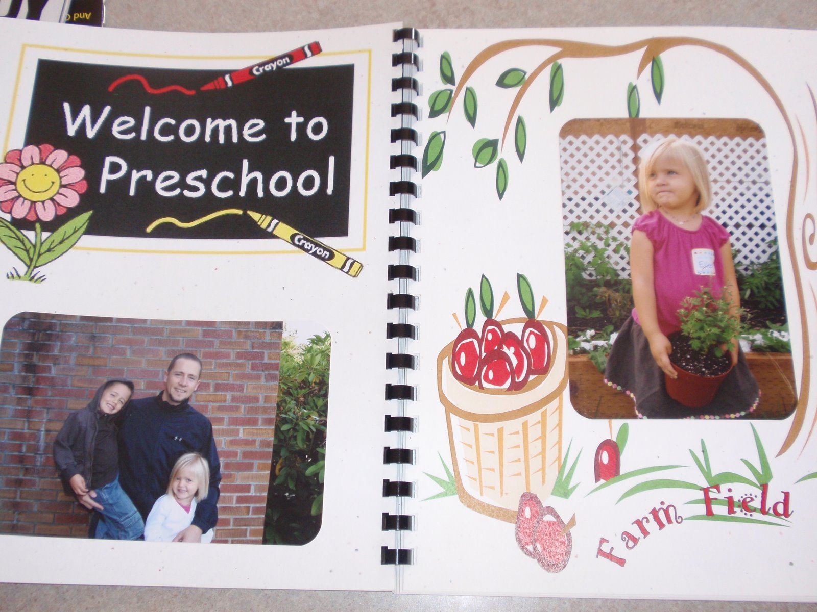 The McGowan Foursome: Ellee's Preschool Memory Book
