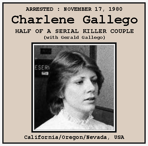 Unknown Gender History: Charlene Gallego, Serial Killer Sexual Sadist ...