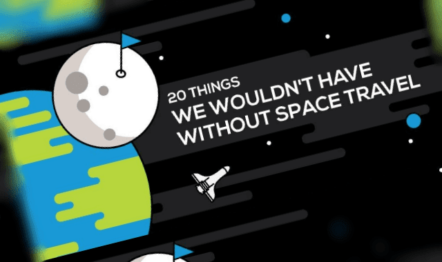 20 Things We Wouldn't Have Without Space Travel #Infographic - Visualistan