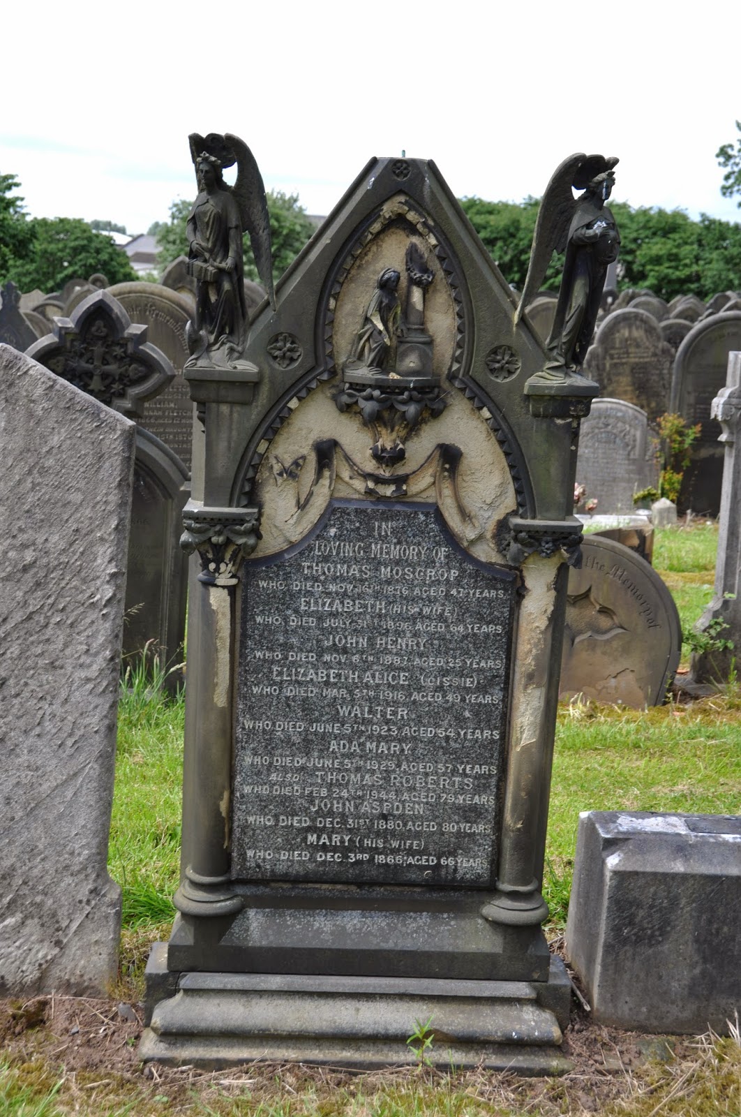The Graveyard Detective: A Very Ornate Headstone