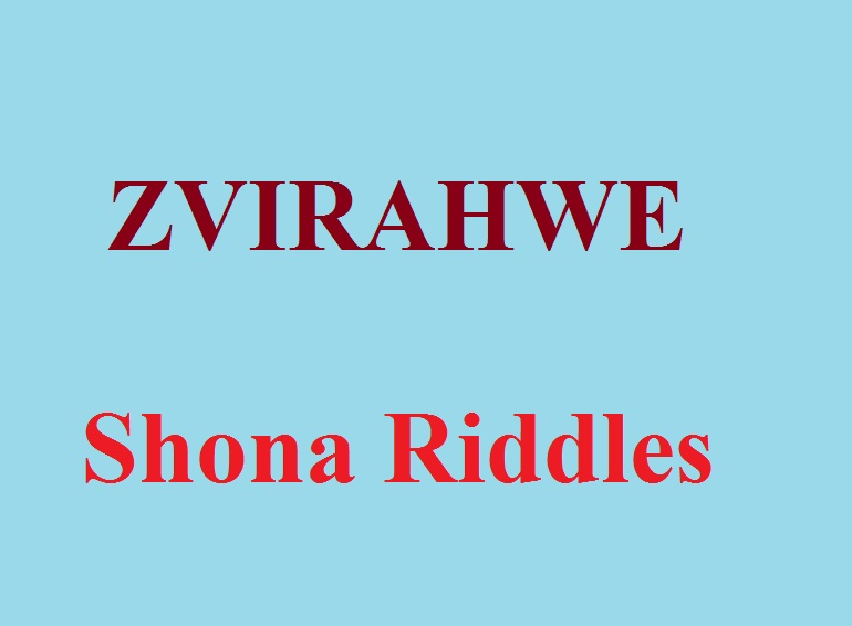 ZVIRAHWE (SHONA RIDDLES)
