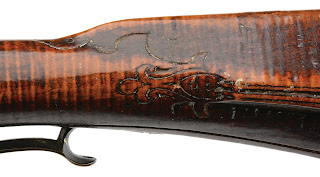 Contemporary Makers: VERY EARLY LEHIGH RIFLE SIGNED ON PATCHBOX P. KUNTZ