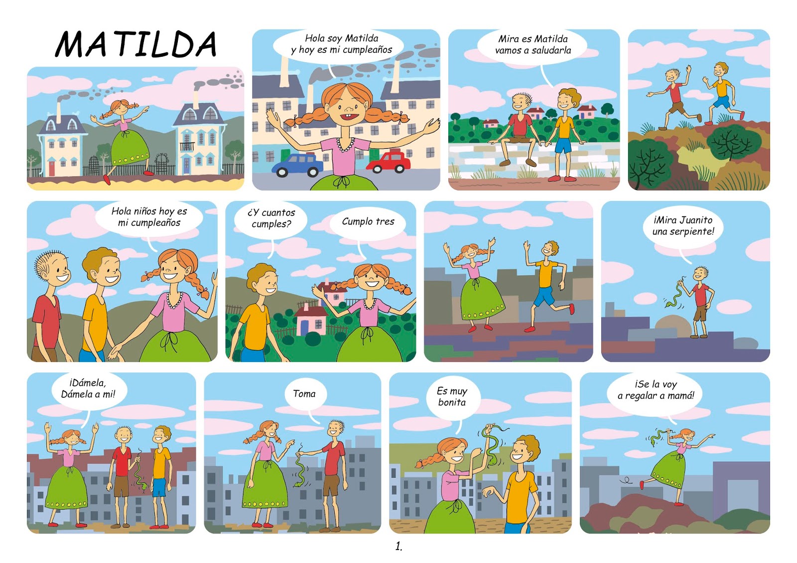 COMICS F. J. Escriña: COMIC MATILDA