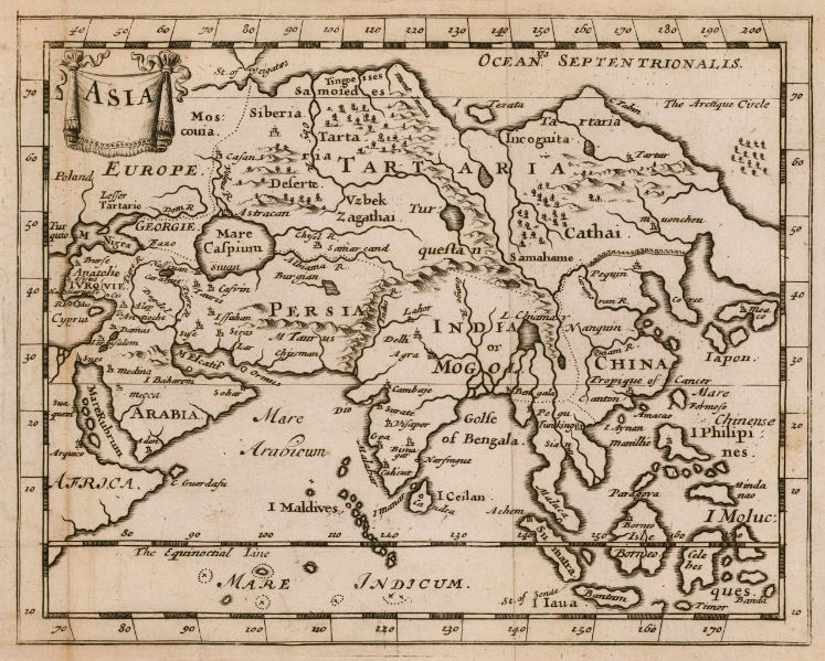 Macau Antigo: "Amacao" no mapa "Asia" de Jonas Moore