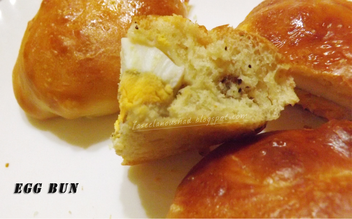 GOOD FOOD ENDS WITH GOOD TALK: Egg bun