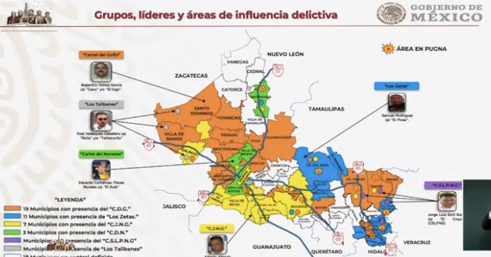 Seis Grupos Delictivos Operan En San Luis Potosí