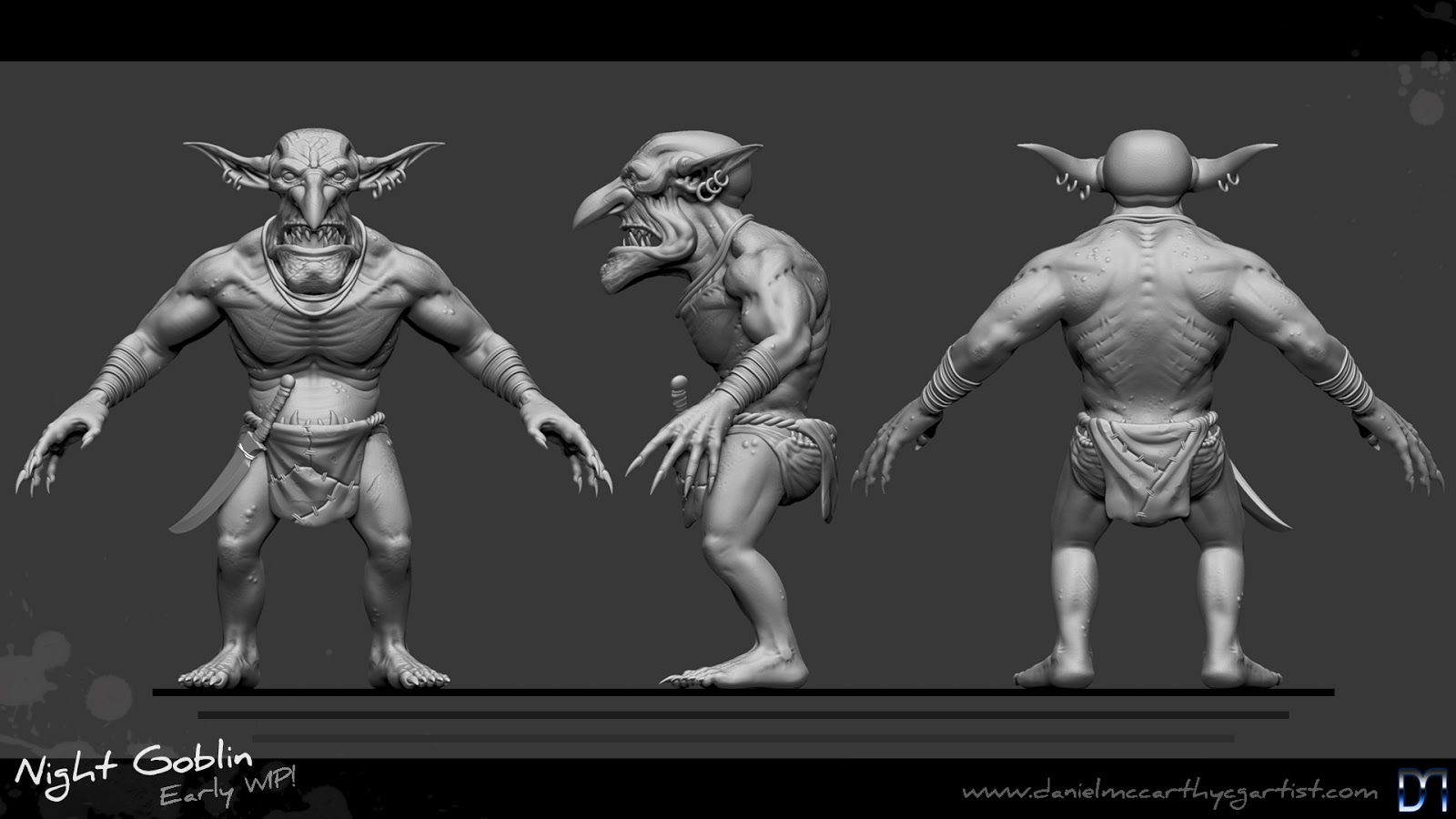 Dan Doombuggy Art: Night Goblin WIP_01