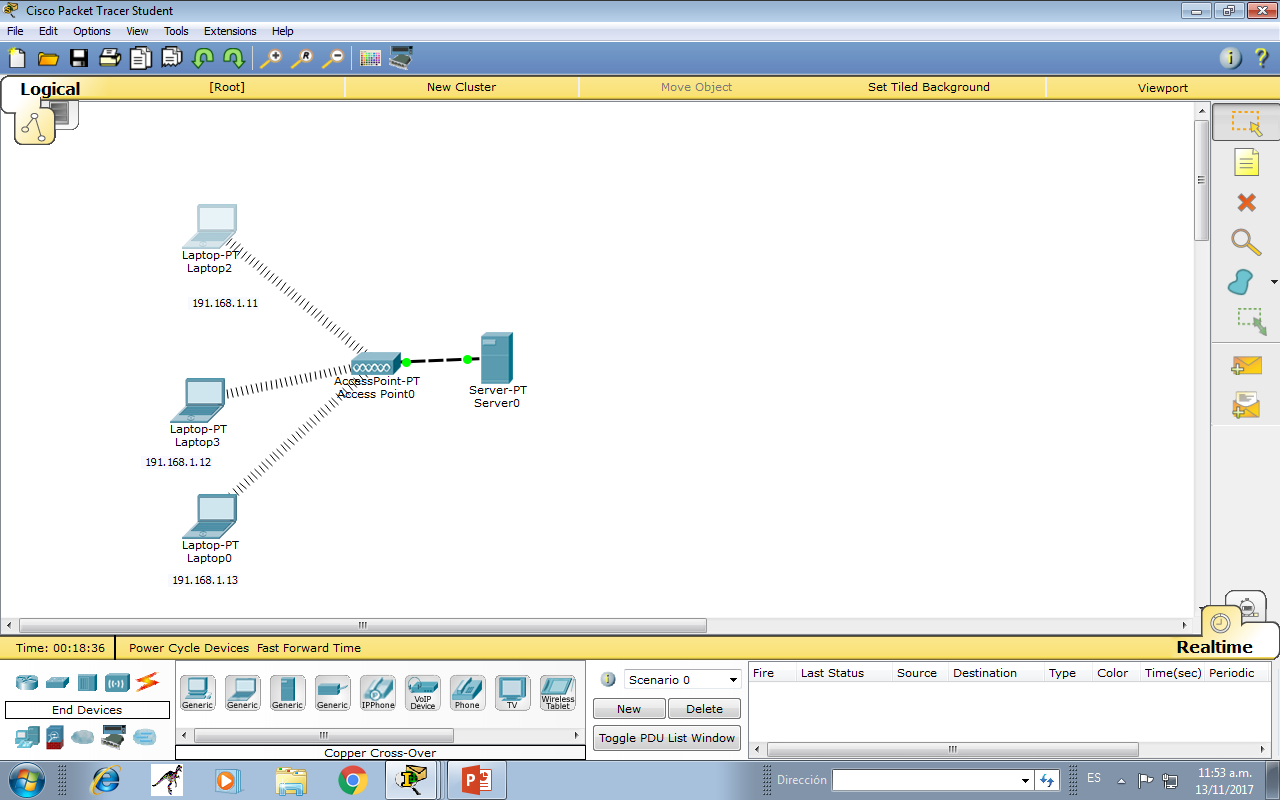 instalación y configuración de aplicaciones y servicios: prácticas de 3 parcial en packet tracer